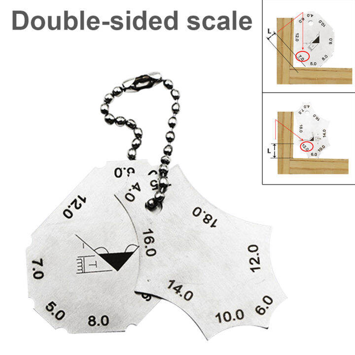 Welding Joint Gauge Fillet Weld Tee Joint Welding Throat Depth Leg ...