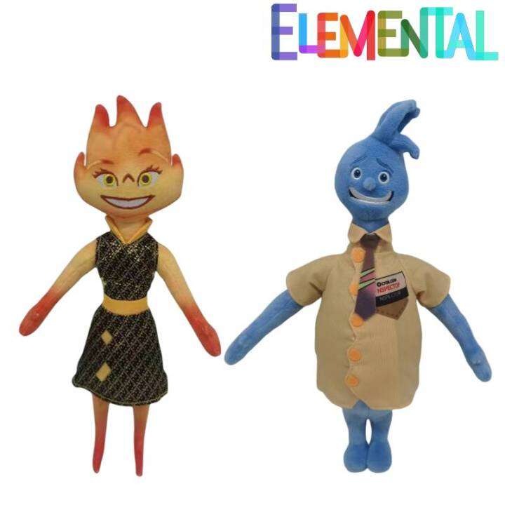 Plush Toys Elemental Cartoon Ember Wade Stuffed Doll Children Birthday ...