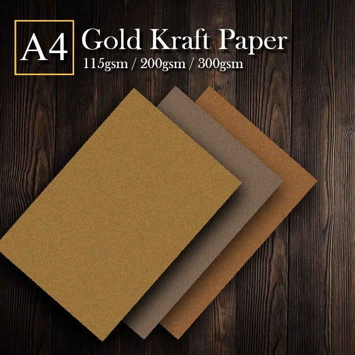 Gold Kraft Paperboard - Premium Quality (A4)10s | Lazada PH