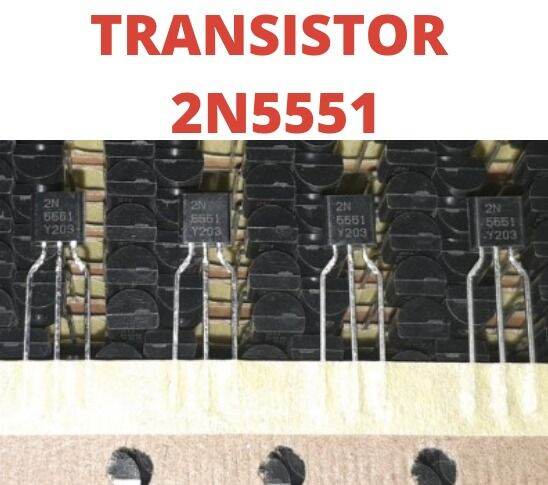 TR 2N5551 2N 5551 (1 biji) NPN AMPLIFIER IC AISI TRANSISTOR AMPLI EMPLI ...