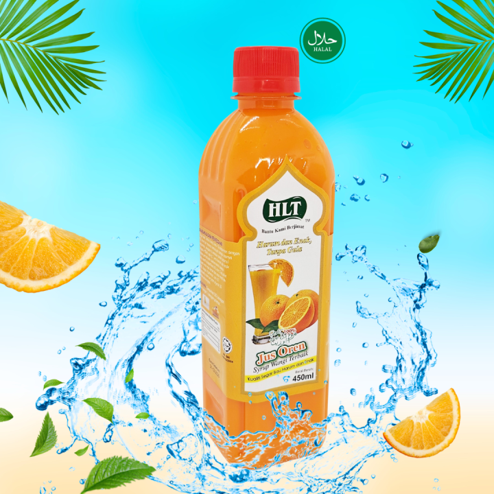 HLT SIRAP JUS OREN (450ML / HALAL) Orange Juice FOOD FLAVOUR / EXTRACTS ...