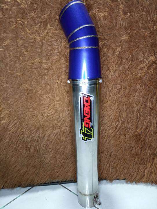 JCSJ Muffler Shop | Daeng sai 4 Conical Worm Pipe Blue Tip Free ...