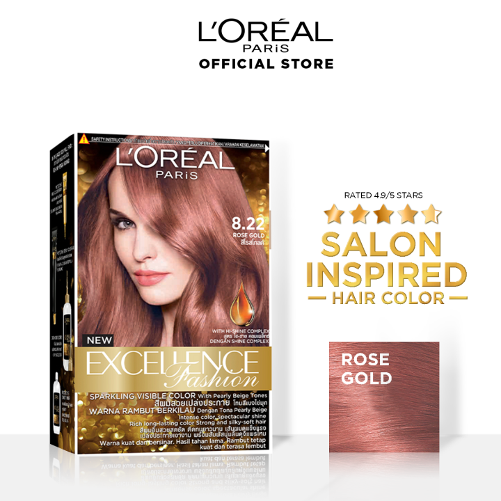 L'Oreal Paris Excellence Fashion Parisian Gold Hair Color - World's No ...