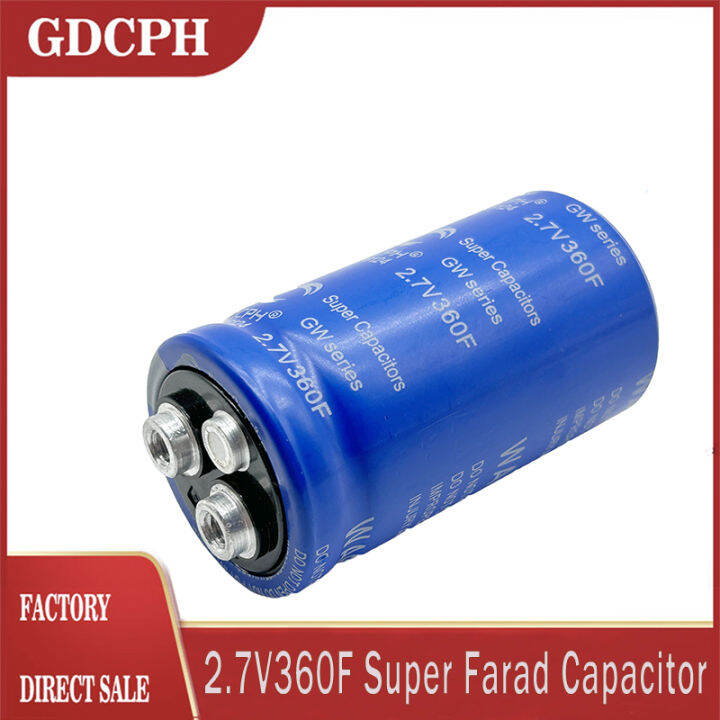 【GDCPH】2.7V360F Super Capacitor Screw Hole Supercapacitor Can Be DIY ...