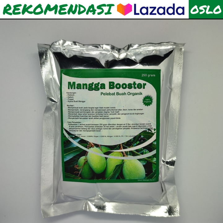 Pupuk Organik Booster Pohon Mangga Penyubur Tanaman Pelebat Buah Mangga Kemasan 250 gram ...