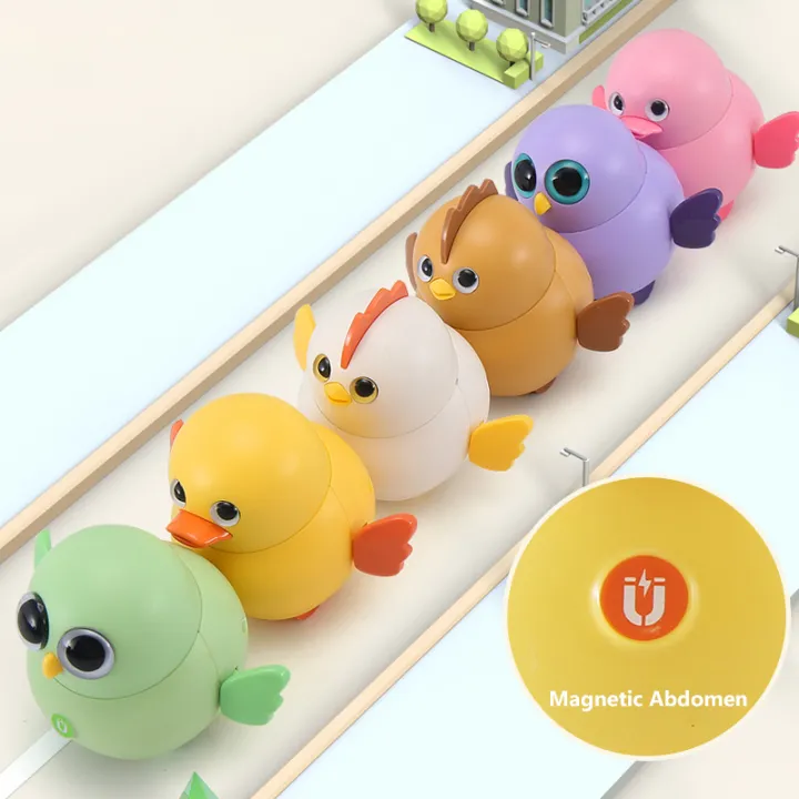 【Shanglife】Swinging Magnetic Duckling Chick Electric Walking Chicks Toy ...