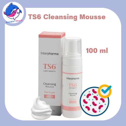 Interpharma TS6 Cleansing Mousse 100 ml มูสทำความสะอาด เนื้อมูสอ่อนนุ่ม ไม่มีส่วนผสมของสบู่ คืน ...
