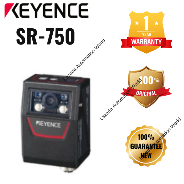 Keyence SR-750 High Performance Compact 1D and 2D Code Reader SR750 ...