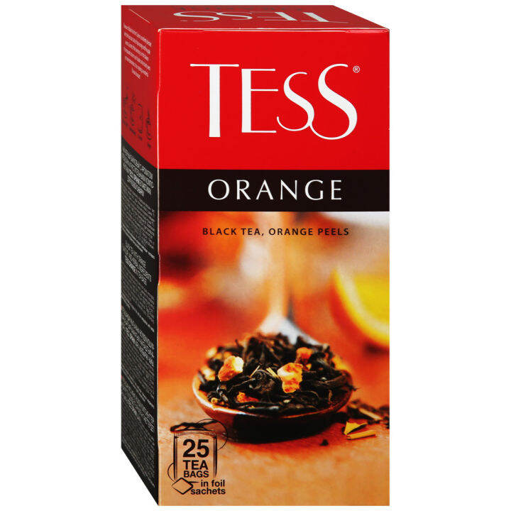TESS ORANGE 25пак.Черный чай с цедрой апельсина | Lazada.co.th