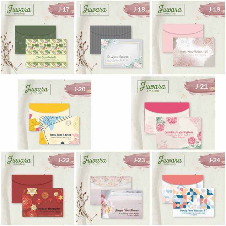 Amplop Kondangan Nikah Aesthetic Atau Amplop Sumbangan Juwara Seri J17-J108 | Lazada Indonesia