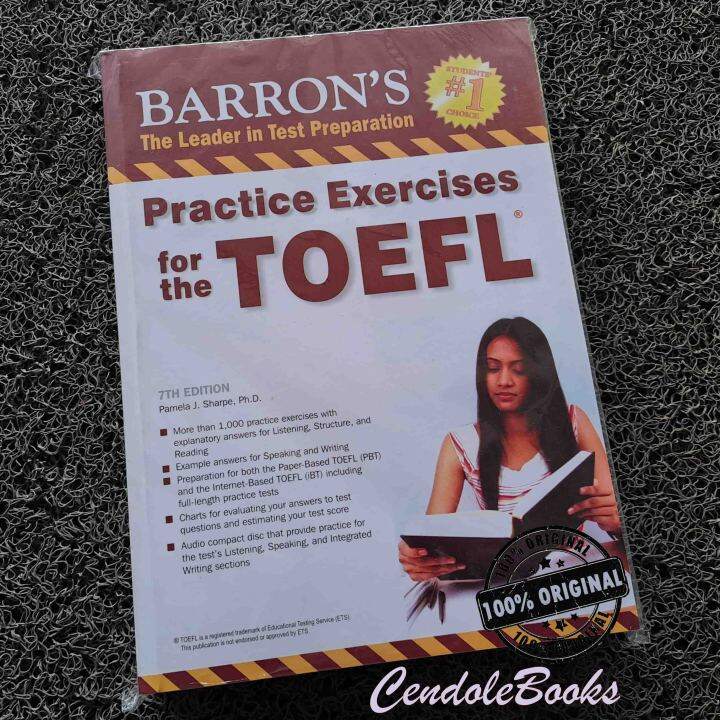Buku Barron's Practice Exercise for the TOEFL 7th Edition | Lazada ...