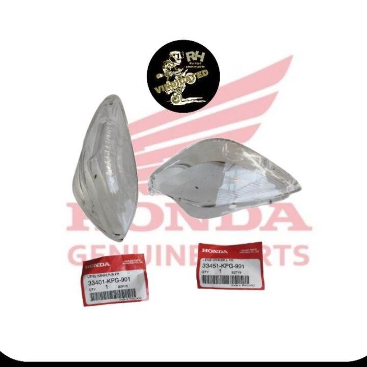 GENUINE SIGNAL LIGHT LENS ( FRONT ) HONDA RS 125 CARB AND FI | Lazada PH