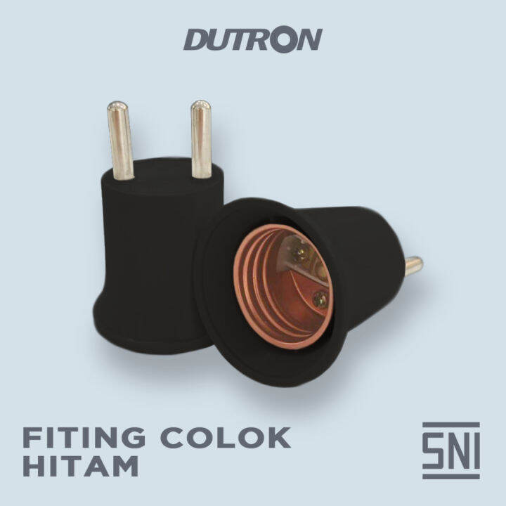 DUTRON Fitting Colok E27 Fiting Lampu Tidur Colok colokan standar SNI ...