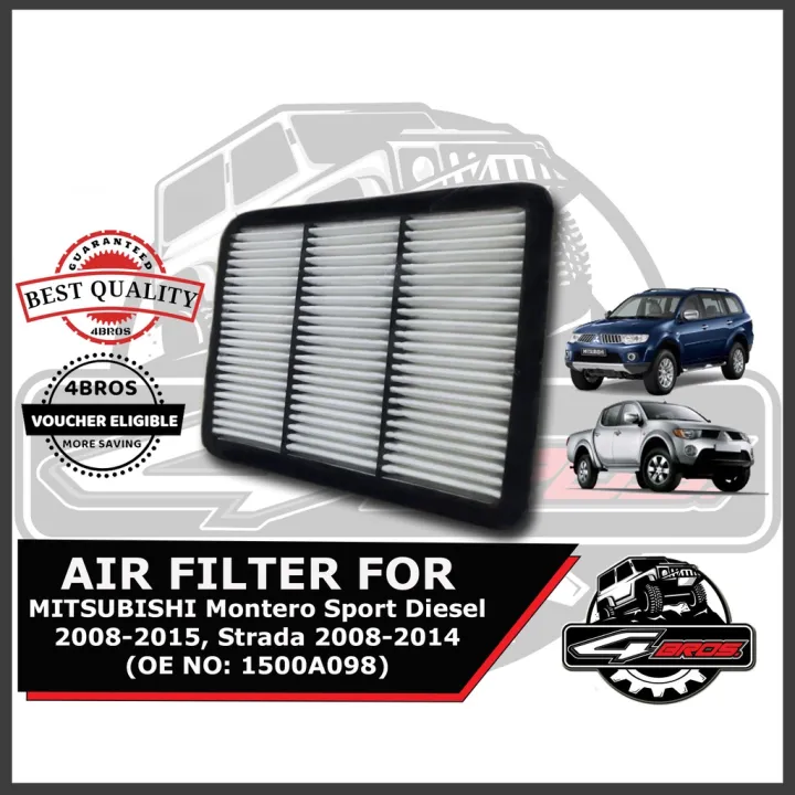 AIR FILTER For MITSUBISHI Montero Sport Diesel 2008-2015, Strada 2008 ...
