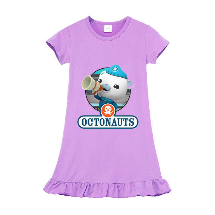 OCTONAUTS Princess Nightdress Summer Nightgown Cartoon Kids Lovely ...