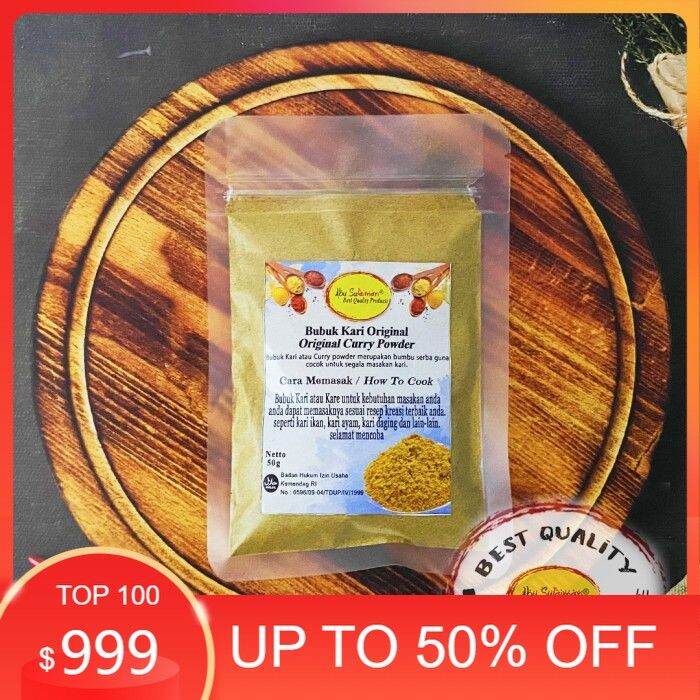 Rempah Bubuk kare/ Bumbu Kare Original / Original Curry Powder / Bubuk ...