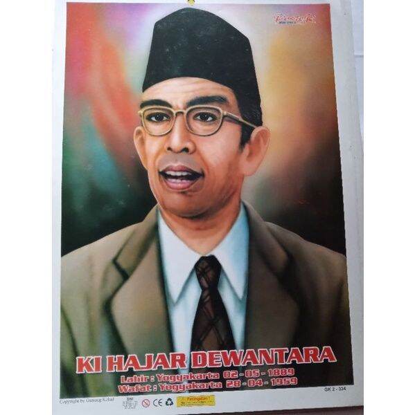 poster pahlawan Ki Hajar Dewantara | Lazada Indonesia