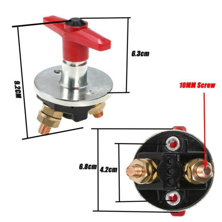 Mo 12-60V 300A Auto Vehicle Switches Relays Fixed Key Battery Isolation ...