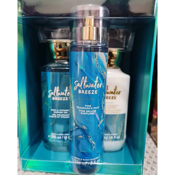 Authentic Bath and Body Works Saltwater Breeze fragrance mist, lotion ...
