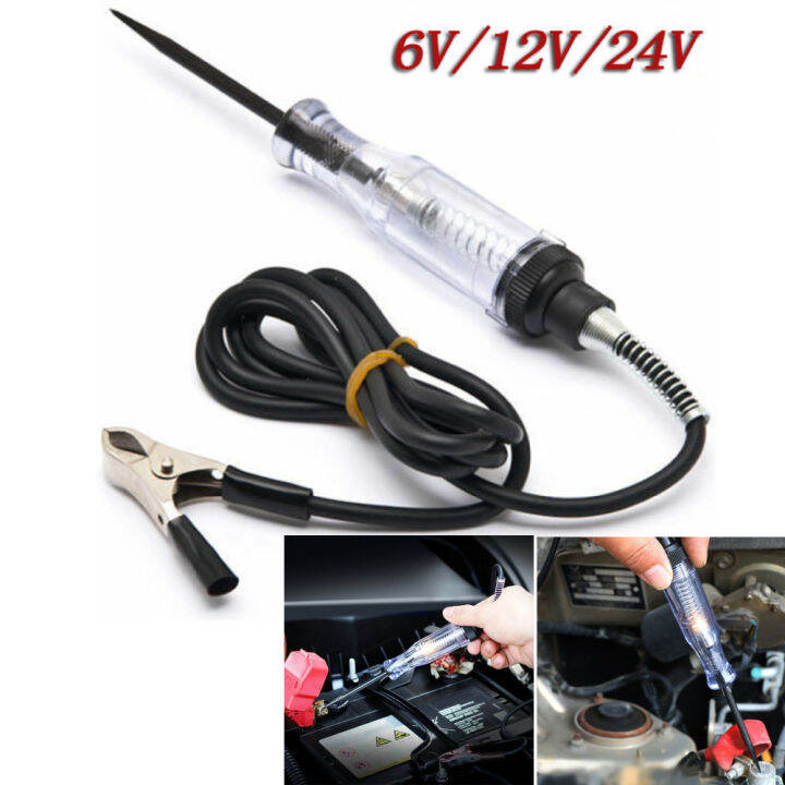 18CM Circuit Tester Wire Long Probe Circuit Check For 6volt 12volt ...
