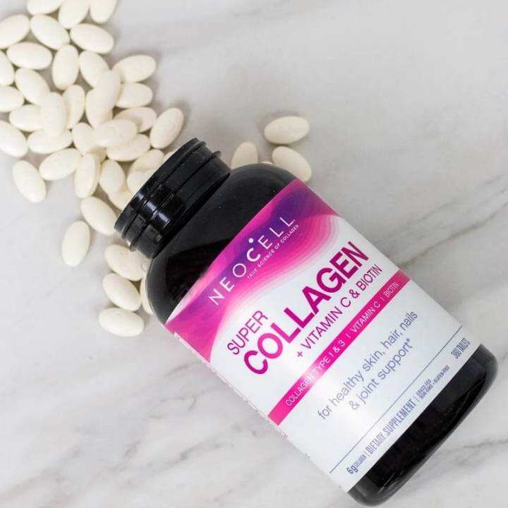 Authentic Neocell Super Collagen Plus Vit.C 250Tablets For Healthy Skin ...