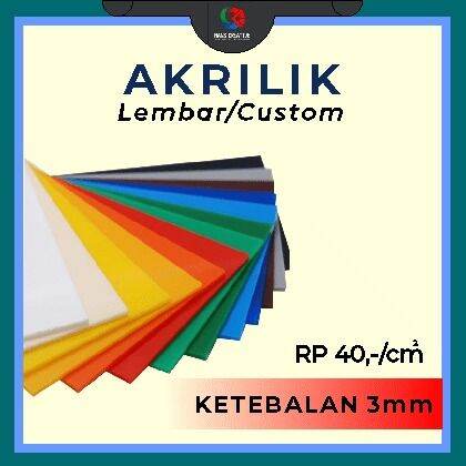 AKRILIK LEMBARAN WARNA / AKRILIK PALING MURAH | Lazada Indonesia