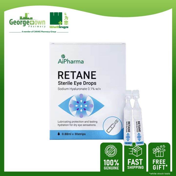 RETANE EYE DROP 0.88ML 5S X 6 [Georgetown Wellings Pharmacy] | Lazada