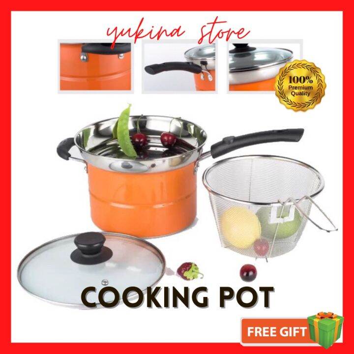 Multifunction Multi Function Cooking Pot Pan Deep Fry Fryer Steam Stew ...