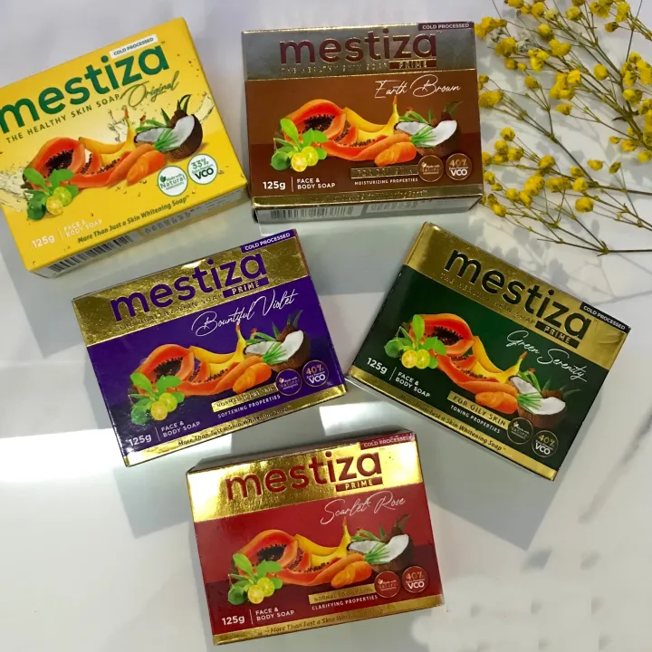 Mestiza Original (125g) and Mestiza Prime Skin Care Soap (120g) | Lazada PH