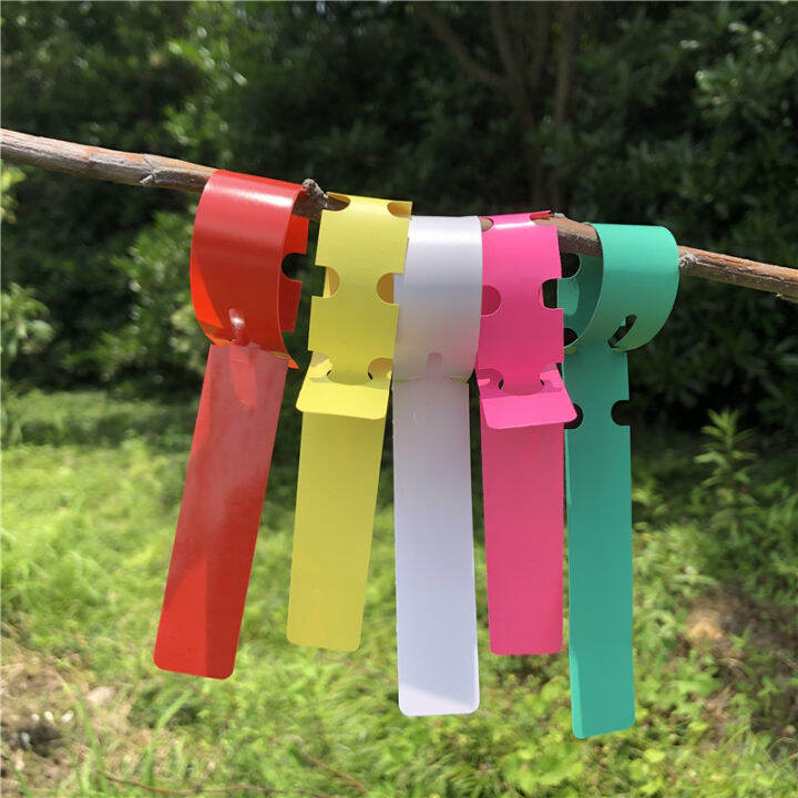 100pcs Plastic Gardening Garden Hang Tag Label Hanging Tree Seedling ...