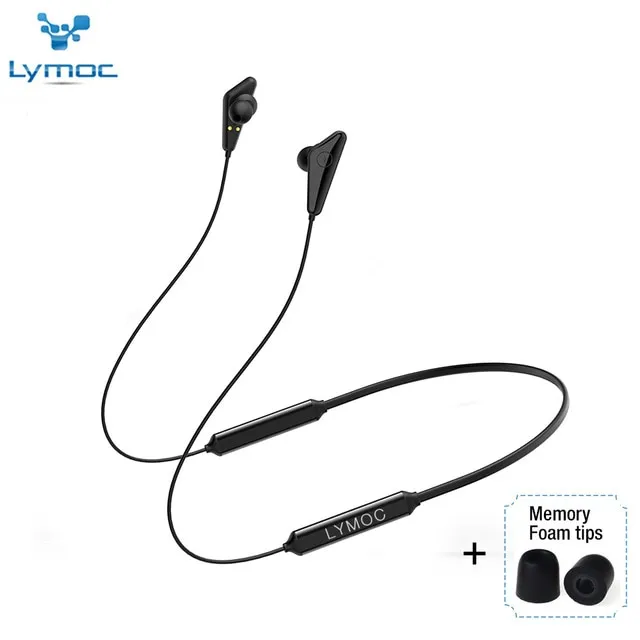 Lymoc Q5 Plus Bluetooth Earphones Wireless Headsets V5.0 Neckband ...