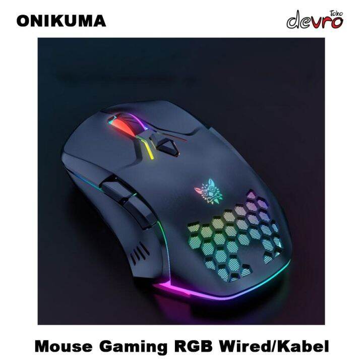 Mouse Gaming RGB Kabel Wired Sensor 6400 DPI With 7 Key - Onikuma CW902 | Lazada Indonesia
