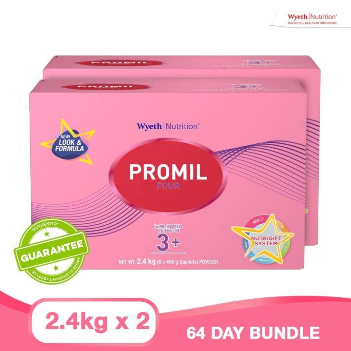Wyeth® Promil® Four powdered milk drink for pre-schoolers over 3 years ...