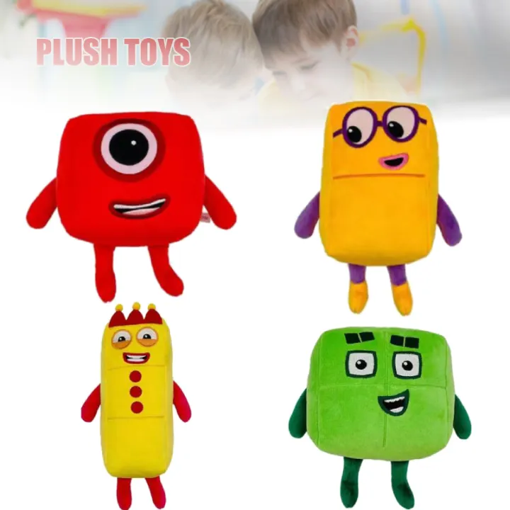 《Numberblocks》Wolfoo plush toy Plush Toy with Cartoon Type Soft Durable ...