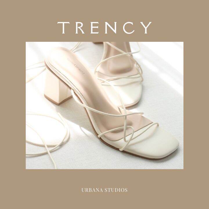 TRENCY รองเท้าส้นสูง ใส่ได้ 2 สไตล์ | Lazada.co.th
