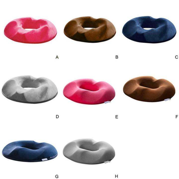 Coccyx Pain Relief Memory Foam Donut Ring Cushion Travel Seat Pillow | Lazada.co.th