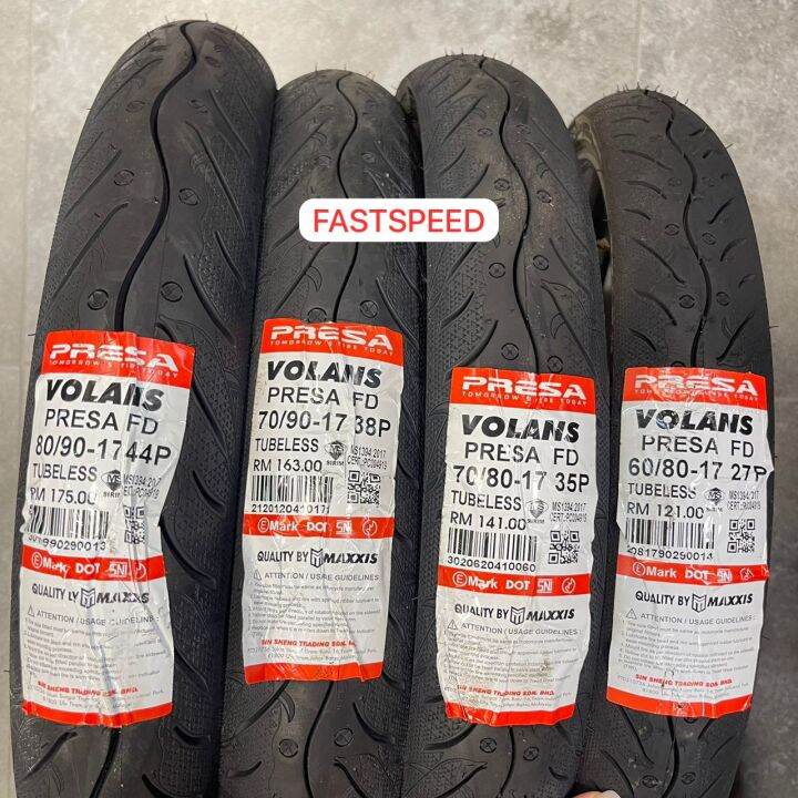 (1pc)MAXXIS PRESA VOLANS MAFD TYRE TAYAR TUBELESS ORIGINAL INDONISIA ...