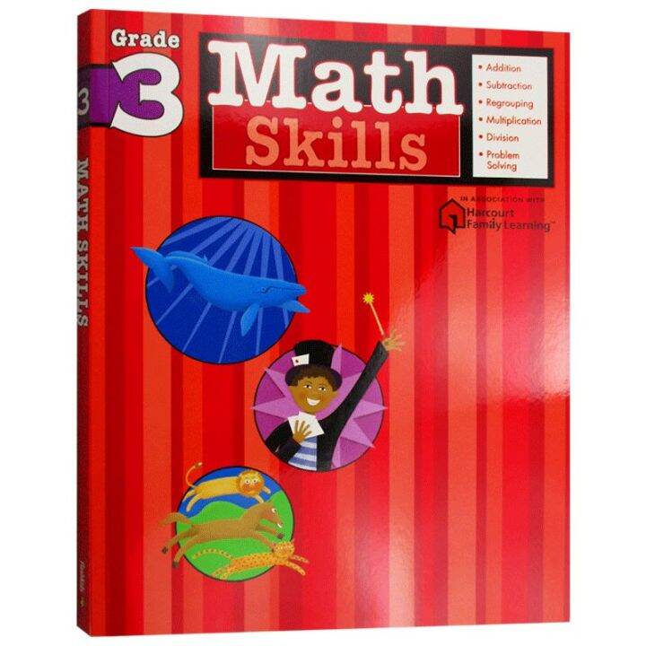 Flash Kids English original workbook Math English Skills Grade 3 Math ...