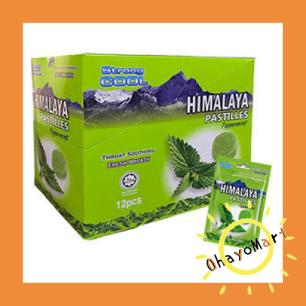 Himalaya Pastilles Peppermint / Permen Himalaya / permen mentol 12pcs ...