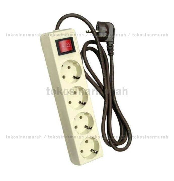 UTICON Stop Kontak 4 Lubang + Kabel 1.5 meter + Switch | Lazada Indonesia