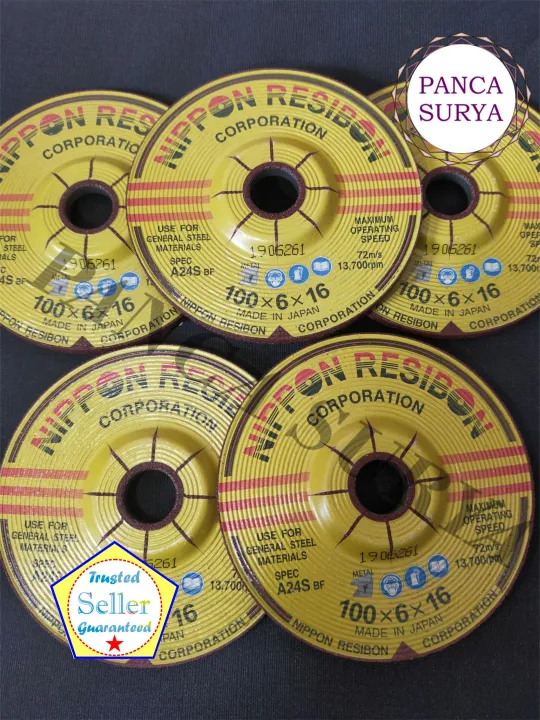 Mata Poles Gerinda Besi Nippon Resibon 4" Inch | Lazada Indonesia