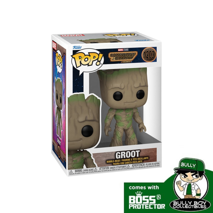 POP! Marvel: Guardians of the Galaxy Vol. 3 - Groot 1203 With Boss ...