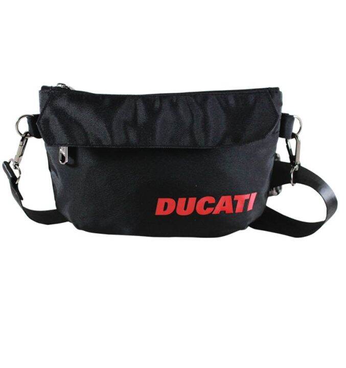 DUCATI Sling Bag กระเป๋าสะพายข้าง Size 24x18x1 cm. DCT49 189 สีดำ | Lazada.co.th