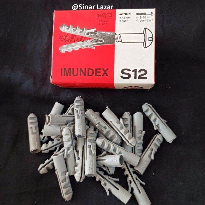 Fisher Ficher S12 / Fiser S 12 / Viser Lubang Dinding 12mm | Lazada ...