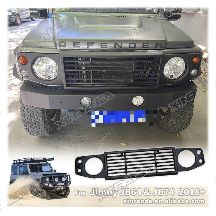 Front Grille with Lamp for Range Rover Defender Style for Suzuki Jimny ...