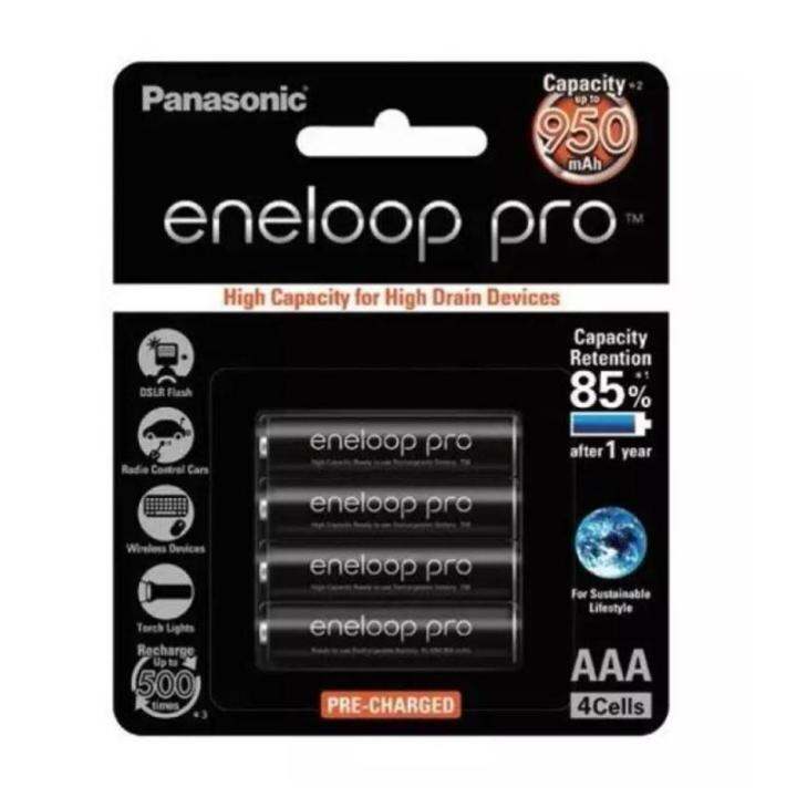 4 Pcs Eneloop Pro Bk 4hcce 4bt 950 Mah Aaa Rechargeable Battery Pack