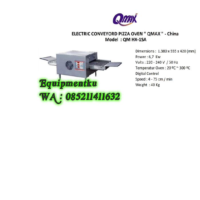 QMAX Electric Conveyord Pizza Oven QM-HX1SA | Lazada Indonesia