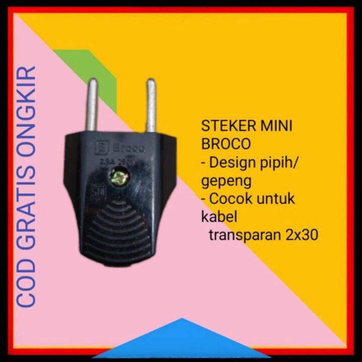 BROCO STEKER MINI KABEL COLOKAN LISTRIK | Lazada Indonesia