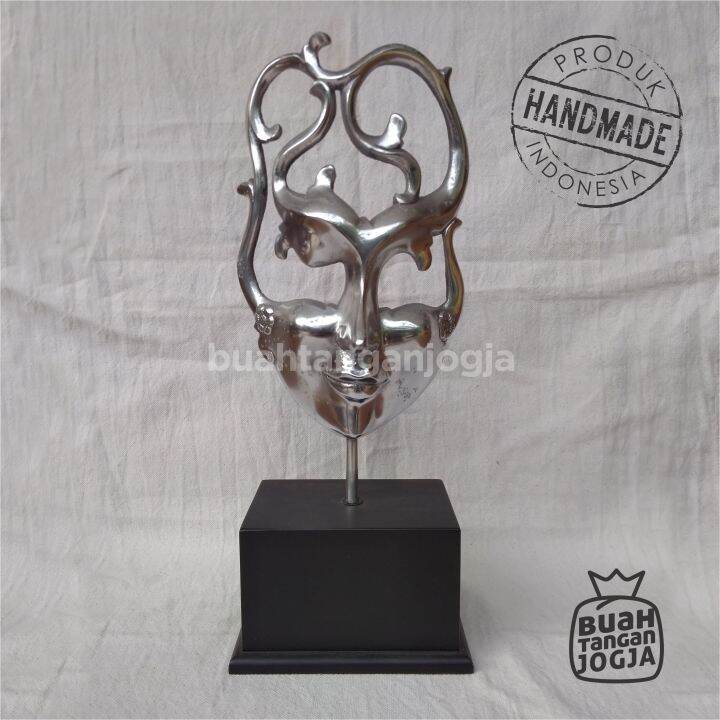 Pajangan Patung Topeng Bunga - Kerajinan Khas Jogja | Lazada Indonesia
