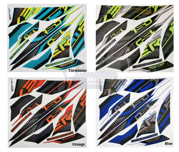 YAMAHA Y15 / Y15ZR / YSUKU BODY STICKER BODY STRIKE BODY STRIPE [NEW ...